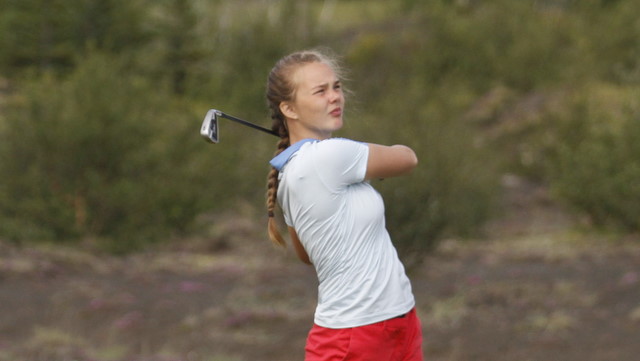 Alma Rún Ragnarsdóttir sigraði 15-16 ára flokkinn á Íslandsbankamótinu ...